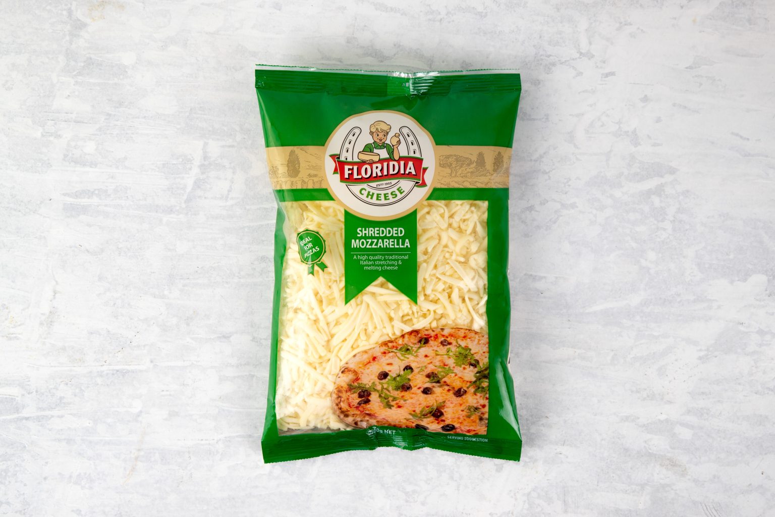 Mozzarella Shredded 500g | Floridia Cheese